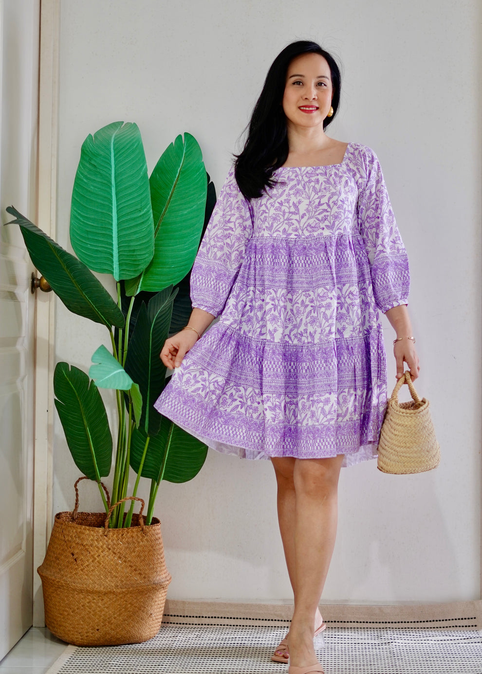 Nora Dress | Lilac – vine and branches